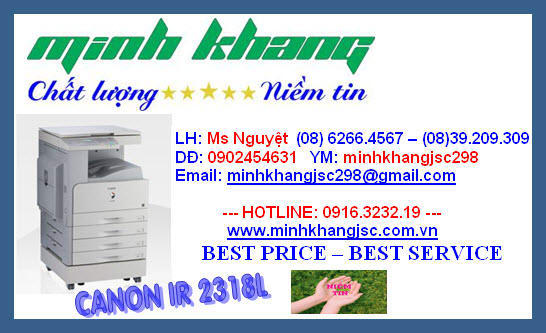 Máy Photocopy Canon Ir 2318L Khổ A3-A4: Máy Photocopy Đa Năng, Phù Hợp ...