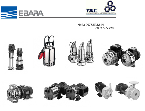 Bơm Công Nghiệp, Bơm Hóa Chất, Bơm Thả Chìm Hố Nước Thải, Ebara - Dcs – Dcd, Ebara – Dl, Ebara ...