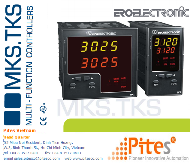 Mks | Tks | Ero Electronic | Temperature / Process Controllers | Bộ Điều Khiển Nhiệt Độ | Ero ...