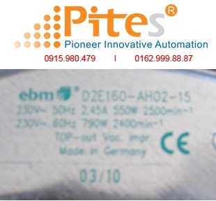D2E160-Ah02-15 Ebmpapst | Ebmpapst Vietnam | Quạt Tản Nhiệt Tại Hồ Chí Minh
