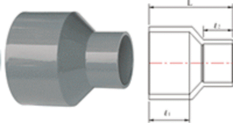 Côn thu PVC Tiền Phong 110-90 PN6 ( Đầu nối chuyển bậc) giá rẻ nhất ...