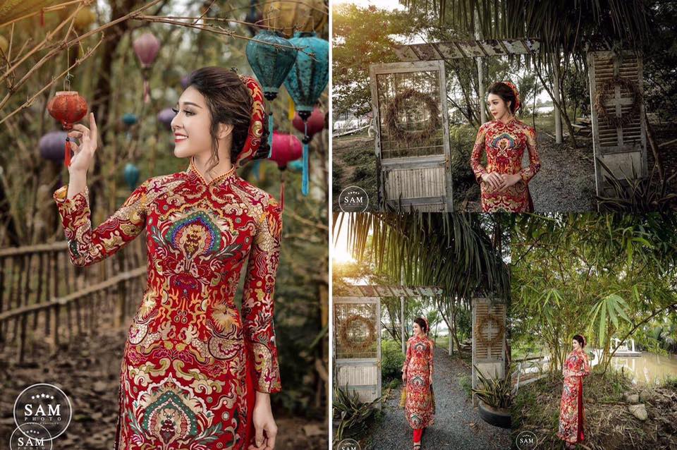 Áo Dài Cách Tân Sỉ Và Lẻ Áo Dài Chất Lượng Áo Dài Mẹ Và Bé Áo Dài Gấm