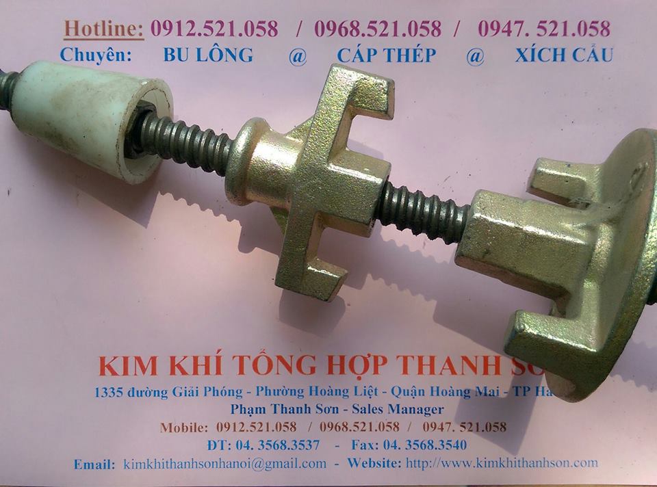 Bán Côn Ty Ren,Cone Chống Thấm,Tai Chuồn,Kẹp Ty Ren M14,Thanh Ty Ren ...