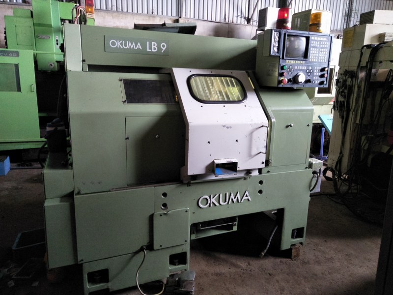 Máy Tiện Okuma Lb-9. Osp 5000. Chạy Hàng Nhanh!