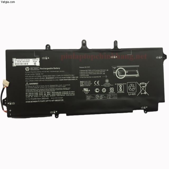 Battery (Pin) Laptop Chính Hãng Hp Elitebook 1040, Elitebook Folio 1040 ...