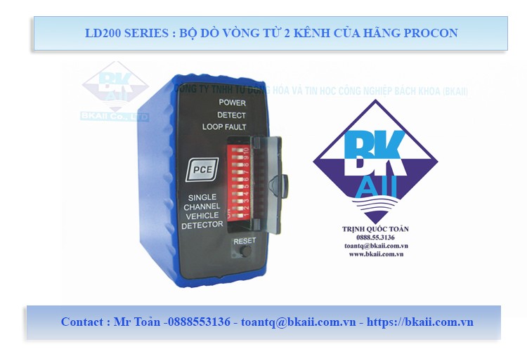 Ld100, Ld100 , Bộ Dò Vòng Từ, Loop Detector, Ld200, Single Loop Detector