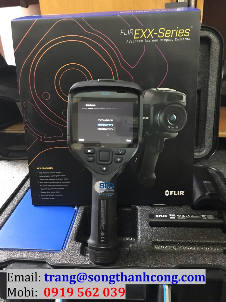 Cảm Biến Nhiệt Độ Quang Học- Infrared Camera, Flir E53, Flir Vietnam, Stc Vietnam