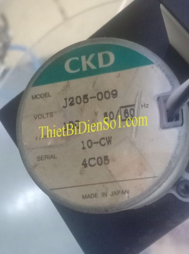 Động Cơ Ckd J205-009 - Cty Thiết Bị Điện Số 1