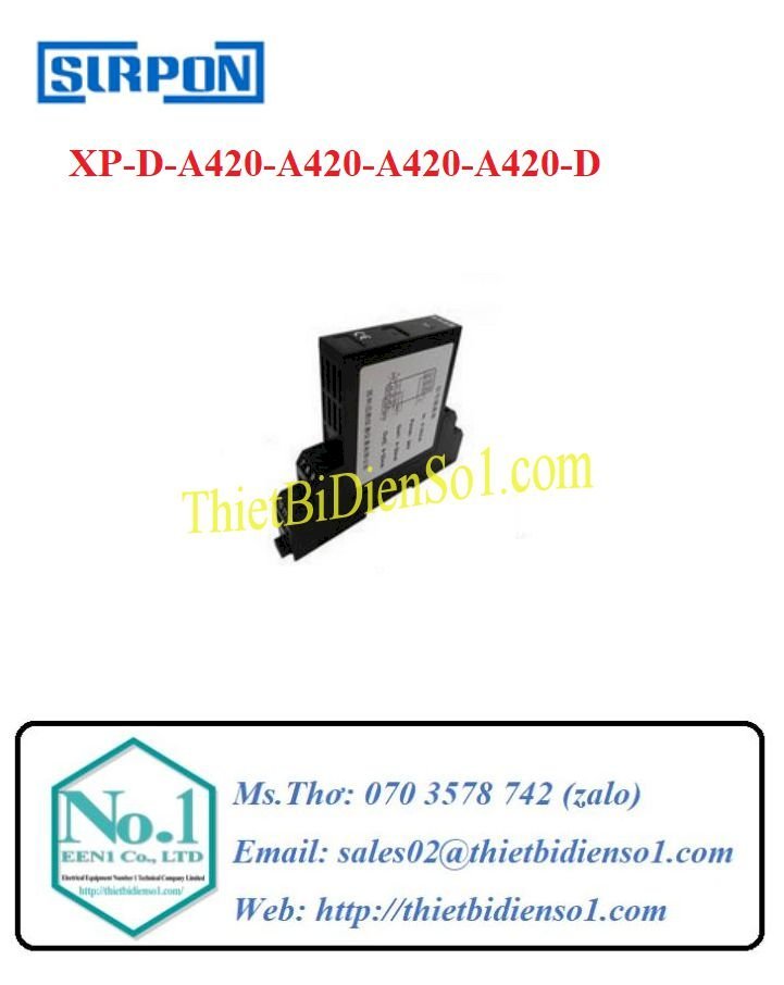 Bộ Chuyển Đổi Và Cách Ly Tín Hiệu Surpon Xp-D-A420-A420-A420-A420-D