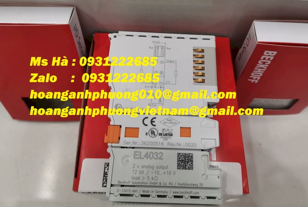 Module Output El3312, El4032, Beckhoff Hàng Chính Hãng