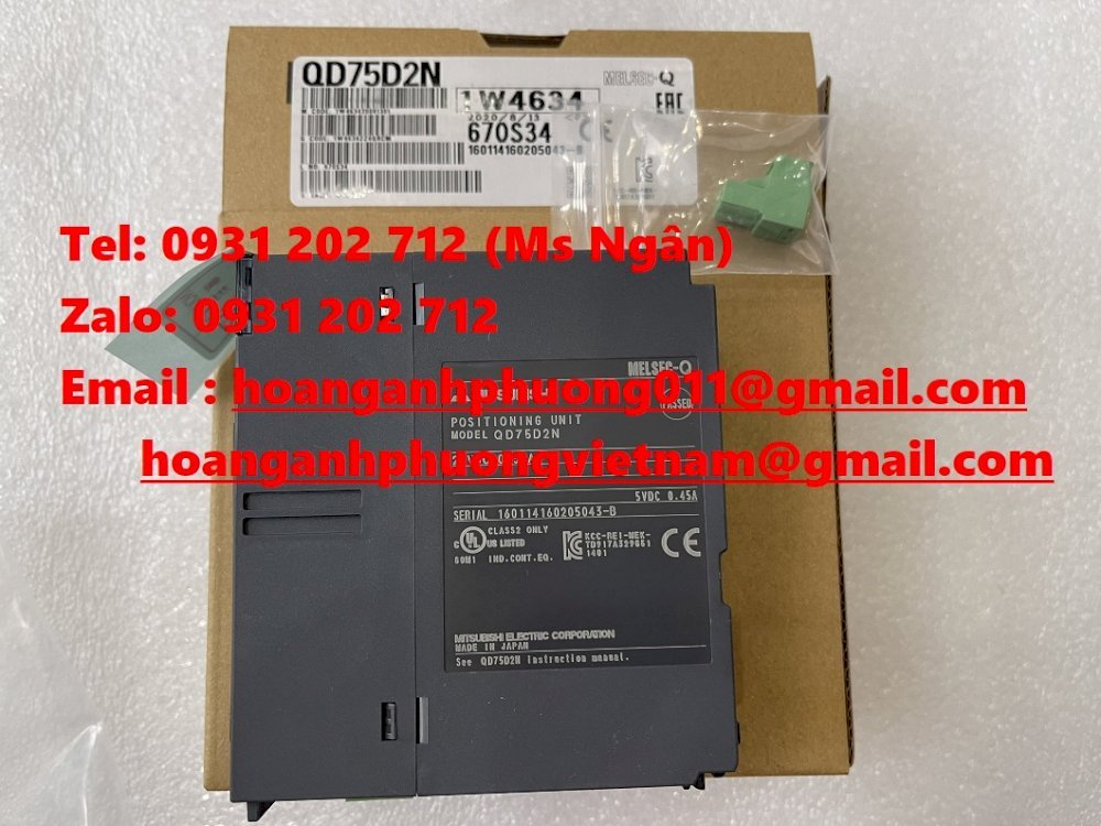 Qd75D2N | Mô Đun Positioning | Mitsubishi Chính Hãng
