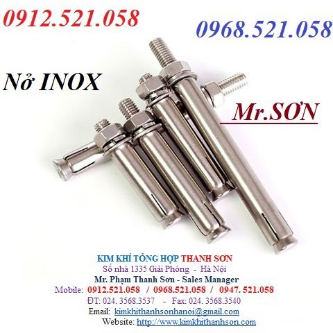 (Nở Inox 201, Nở Inox 304 M6 Đến M20 Hà Nội) Đại Lý Bu Lông Ốc Vít ...