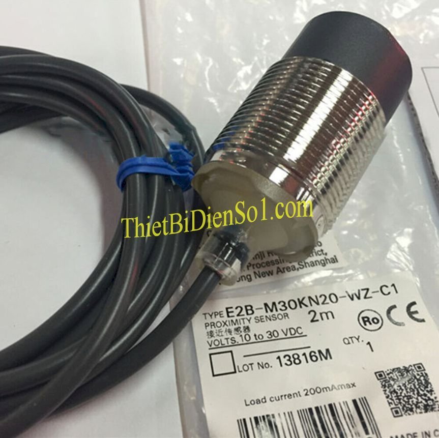 Cảm Biến Tiệm Cận Omron E2B-M30Kn20-Wz-C1 2M - Cty Thiết Bị Điện Số 1