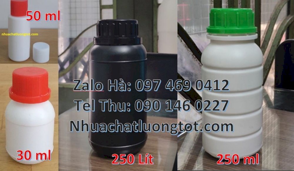 Cung Cấp Chai Nhựa 250Ml 500Ml Giá Sỉ. Chai 100Ml Tròn, Chai Nhựa 50Ml Đựng Thuốc Trừ Sâu.chai ...