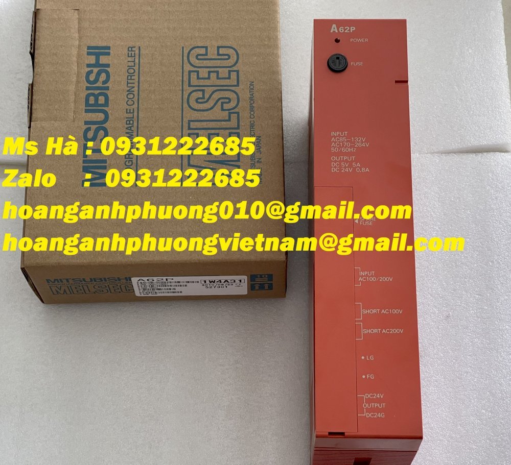 Melsec A | Module Nguồn Mitsubishi A62P | Bảo Hành 12 Tháng