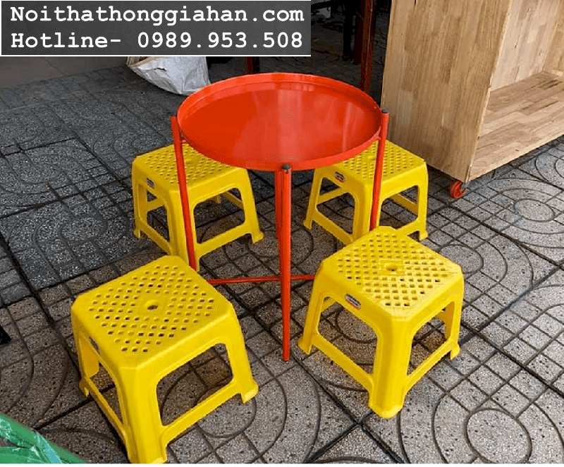 Bàn ghế cafe Tp HCM Hồng Gia Hân B641 giá rẻ nhất tháng 04/2025