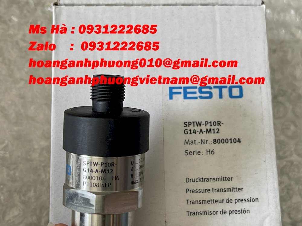 Dòng Festo Sptw-P10R-G14-A-M12 Cảm Biến Giá Tốt Hiện Nay
