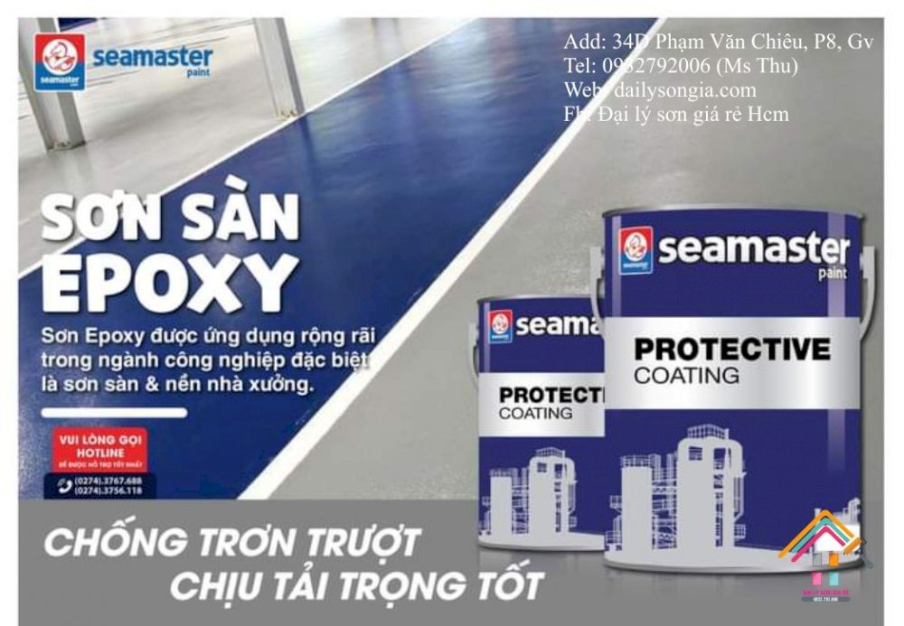 Sơn Sàn Epoxy Gốc Nước Seamaster 9310Wb Tại Hồ Chí Minh