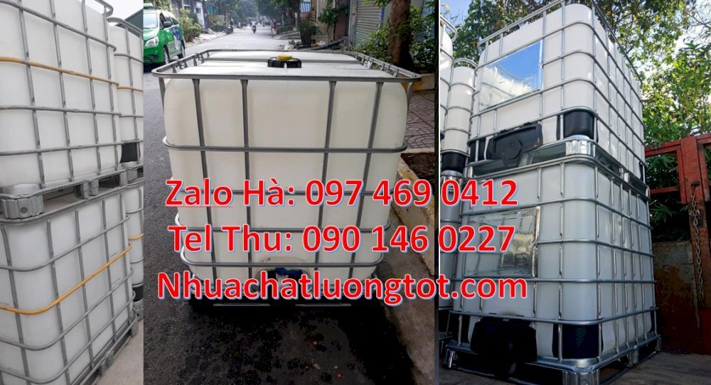 Bán Tank Nhựa Trắng 1 Khối, Tank Nhựa Cũ 1000L, Thùng Nhựa 1000L Cũ ...