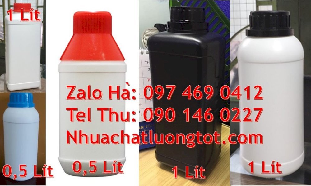 Cung Cấp Chai Nhựa 500Ml Có Nắp Thoát Khí Giá Sỉ. Chai Nhựa 500Ml Đựng Thuốc Trừ Sâu, Chai 1L ...