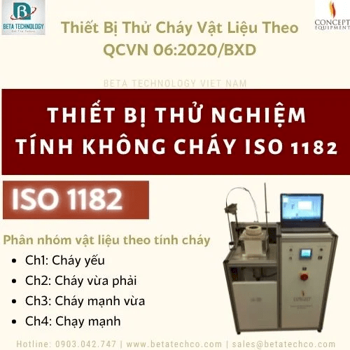 Hệ Thống Xác Định Tính Không Cháy Iso 1182