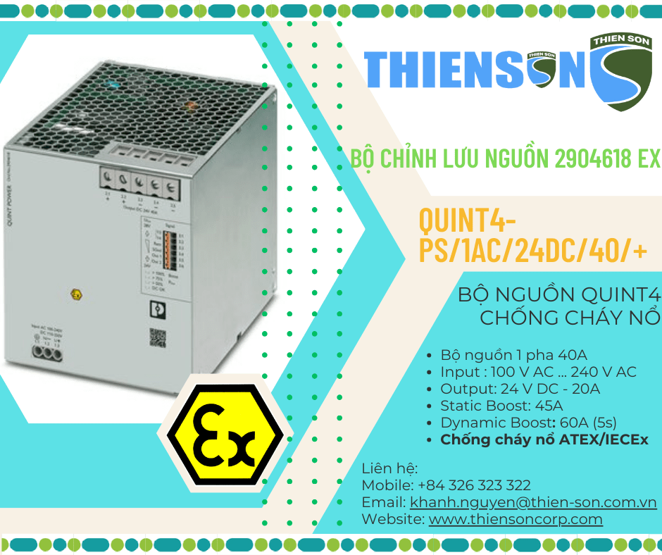 Bộ Chỉnh Lưu Nguồn 2904618 Ex (Phoenix Contact) Tại Bình Dương