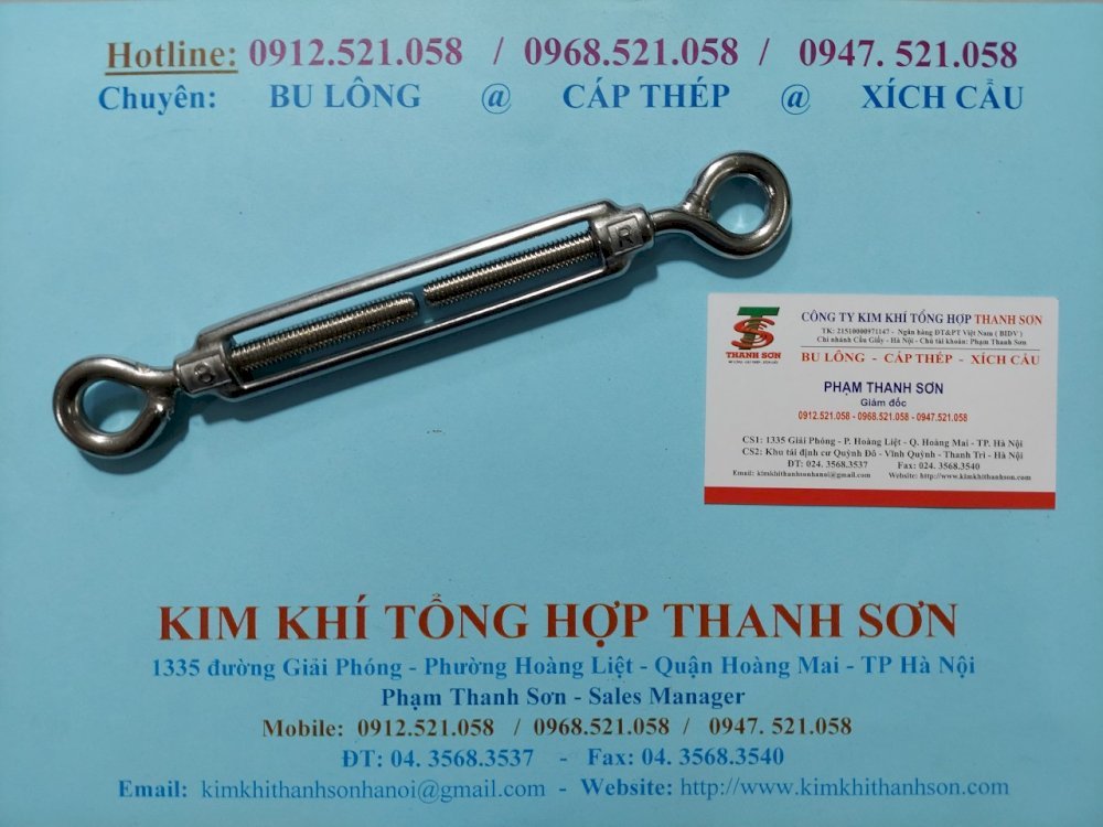 (Có Tăng Đơ 2 Đầu Tròn Inox 304 D16,D12,D10,D8 Hà Nội) Tổng Kho Cáp ...