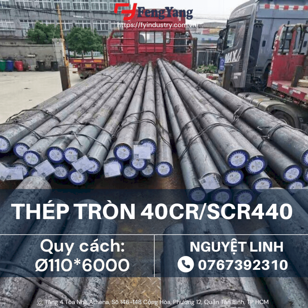 Thép Tròn 40Cr/Scr440 Sẵn Kho Trung Quốc Tại Hồ Chí Minh