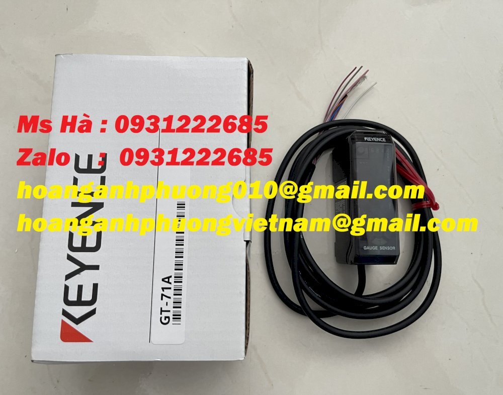 Bộ Cảm Biến Kỹ Thuật Gt-71A Keyence Npn - Hoàng Anh Phương