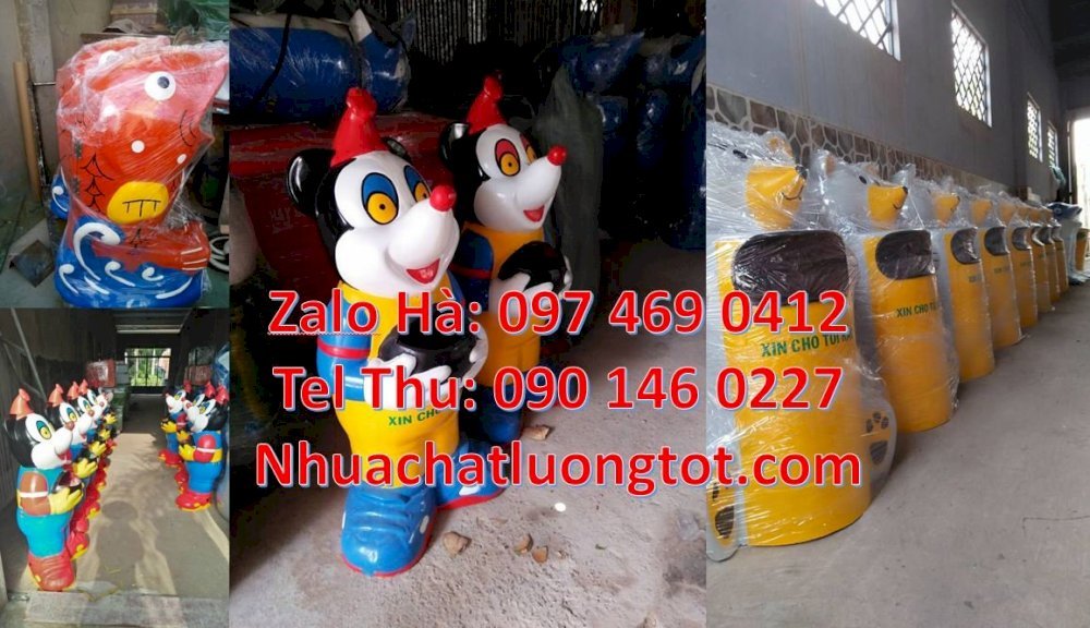 Thùng Đựng Rác Hình Con Vật, Sọt Rác Chim Cánh Cụt, Sọt Rác Gấu Trúc ...