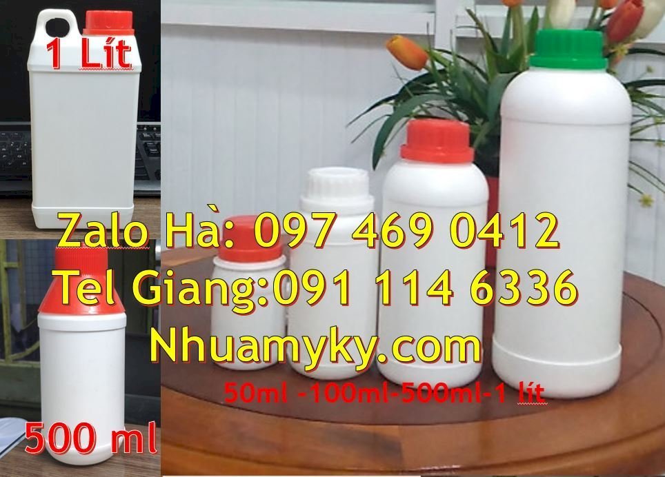 Nơi Bán Chai Hdpe Rẻ Chai 500 Ml Nắp Vặn Trong Có Nắp Thoát Khí, Chai 500 Ml Hóa Chất, Chai 1L ...