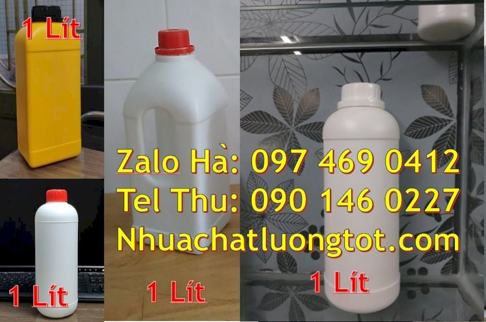 Chai Nhựa 1 Lít Có Nắp Thoát Khí Đựng Thuốc Tây, Chai Nhựa 1L Đựng Mật ...