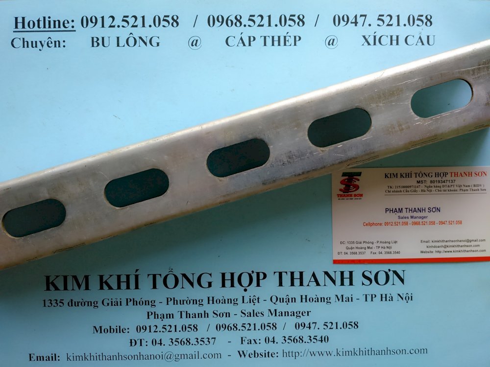 (Unistrut 41X41 Và 21X41 Dài 3 Mét Có Lỗ 1 Mặt Ở Bụng) Vật Tư Cơ Kim ...
