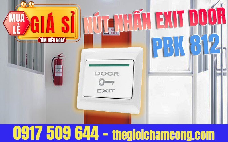 Nút Nhấn Exit Door Pbk 812 Mua 2 Tặng 1