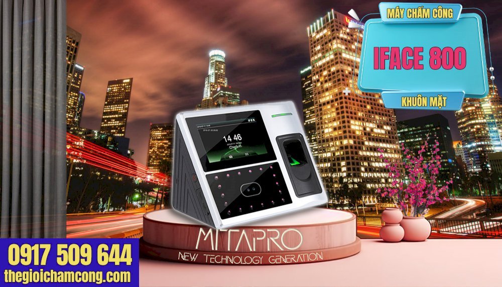 Mua 10 Máy Chấm Công Khuôn Mặt Iface 800 Tặng 1 Máy Cùng Loại Tại Lâm Đồng