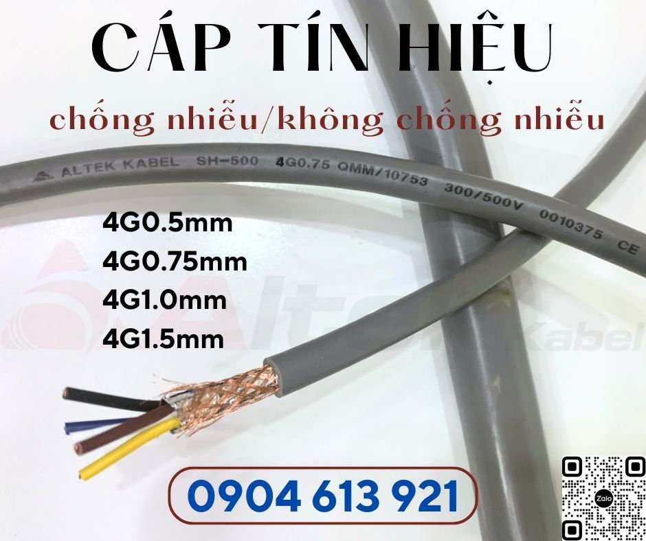 Cáp Điều Khiển Tín Hiệu Rvv/Rvvp Altek Kabel 4X0.75Mm