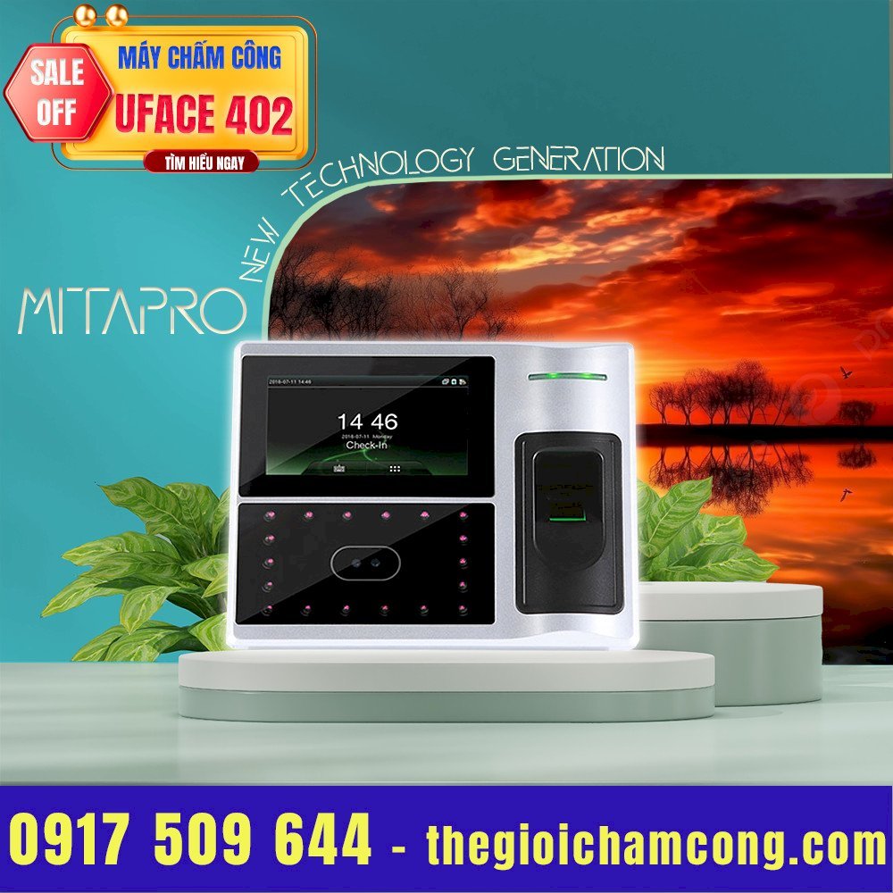 Bán Máy Chấm Công Khuôn Mặt Uface 402 Giảm 35% Cho Bệnh Viện Quân Y 7A ...