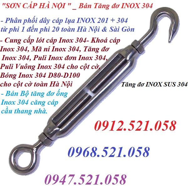 (D24,D20,D18,D16,D14,D12,D10,D8,D6,D5,D4 Tăng Đơ Inox 304 Hà Nội) Cửa ...