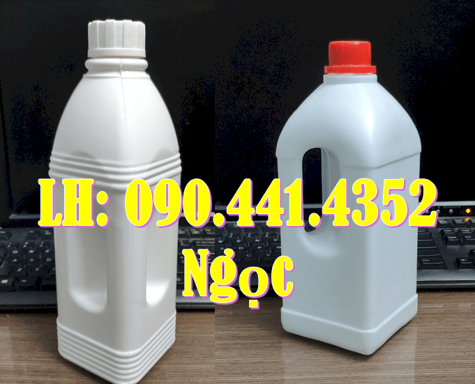 Chai Nhựa 1 Lít Vuông Quai, Bán Chai Nhựa 500Ml Đựng Cồn, Chai Nhựa 250Ml Đựng Hoá Chất Y Tế ...