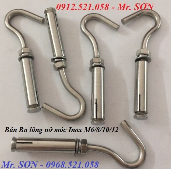 (Nở Móc Inox M6, Nở Móc Inox M8, Nở Móc Inox M10, Nở Móc Inox M12) Cửa ...