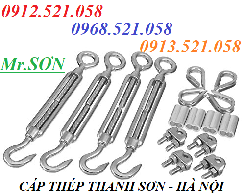 ( Sẵn Tăng Đơ Inox 304 D20.D16,D14,D12,D10.D8,D6,D5,D4,D24, Tăng Đơ 2 ...