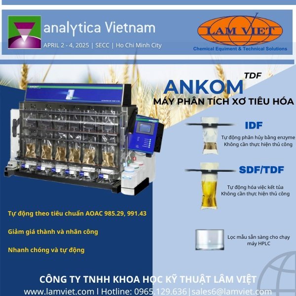 Máy Phân Tích Xơ Ankom Tdf Tại Hồ Chí Minh