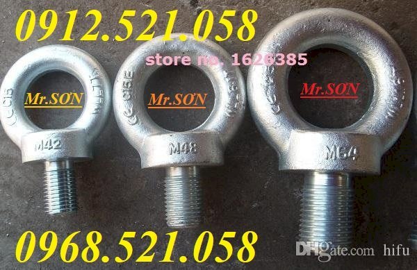 (Bu Lông Móc Cẩu Khuôn M64,M56,M48,M42,M36,M30,M27,M24,M22,M20 Mạ Kẽm ...