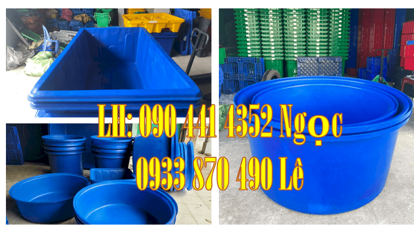 Bán Thùng Nhựa Dung Tích Lớn 100L, Thùng Nhựa Chữ Nhật 200 Lít Đựng Dầu, Thùng Nhựa Tròn 1000 ...