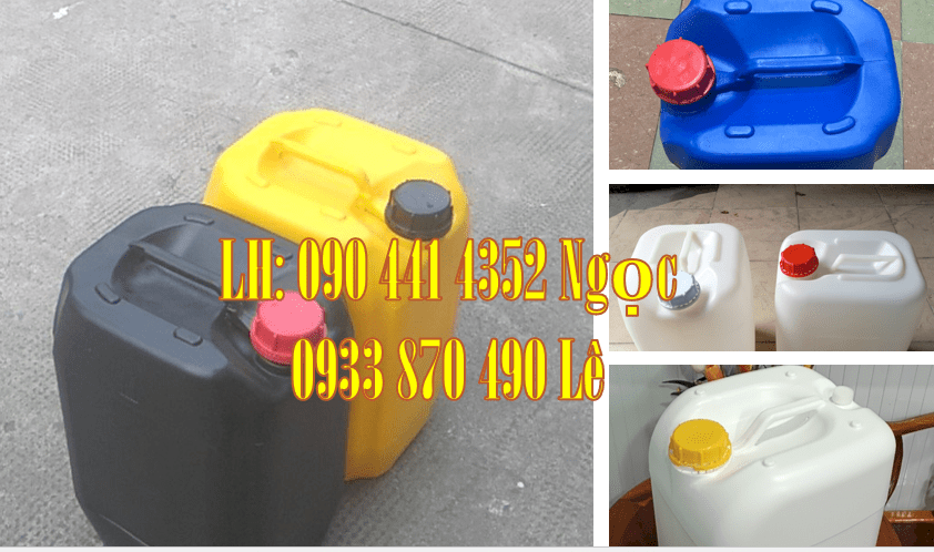 Can Nhựa 10 Lít Vuông, Can Nhựa Đựng Hoá Chất 20 Lít, Can Nhựa 25 Lít ...