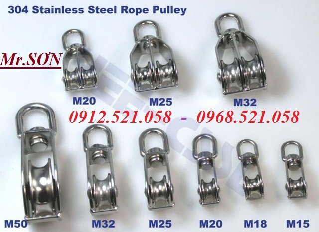 ( Ròng Rọc Inox 304 , Puly Inox 304 D15,D20,D25,D32,D50,D75,D100 Hà Nội ...