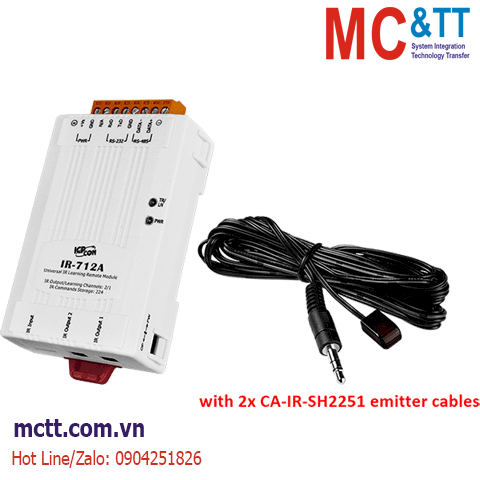 Module Chuyển Đổi Hồng Ngoại Ir Sang Rs-232/485 Modbus Rtu Icp Das Ir-712A Cr