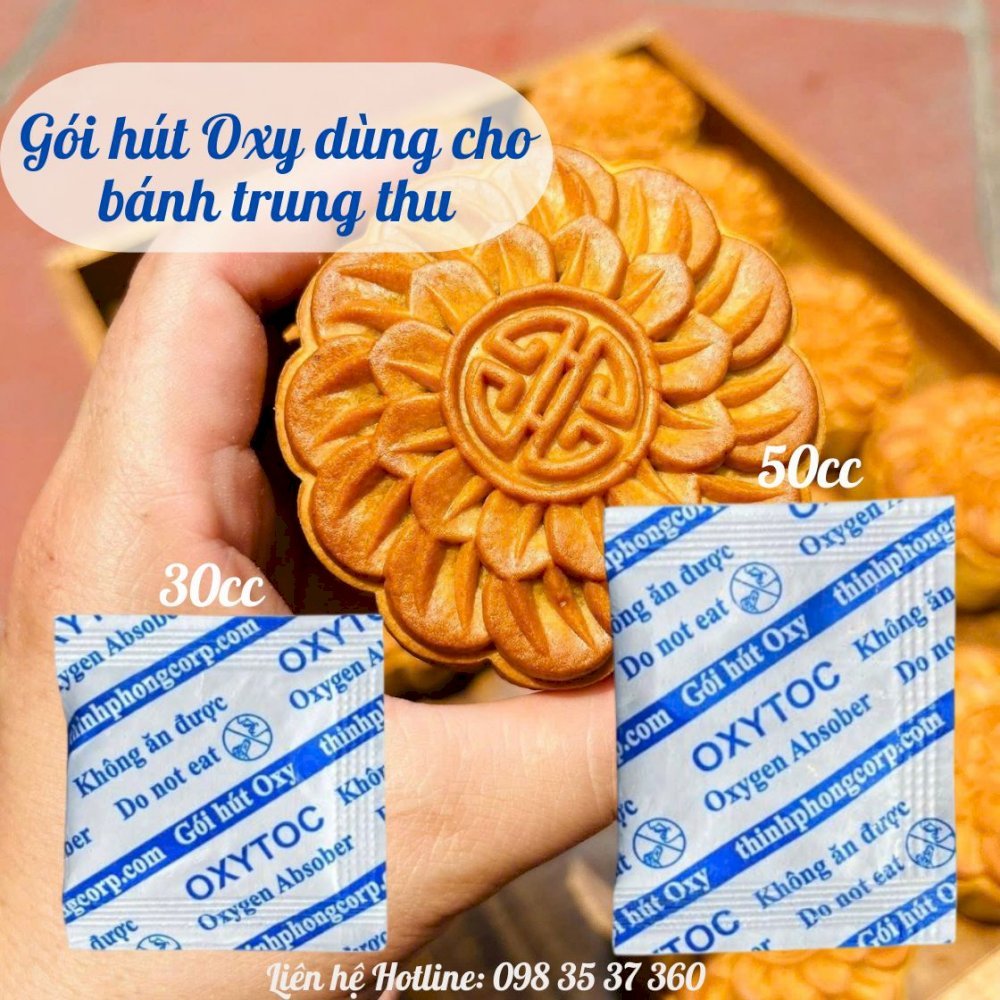 Gói Hút Khí Oxy - Oxytoc 30Cc Nguyên Liệu Dùng Cho Bánh Trung Thu