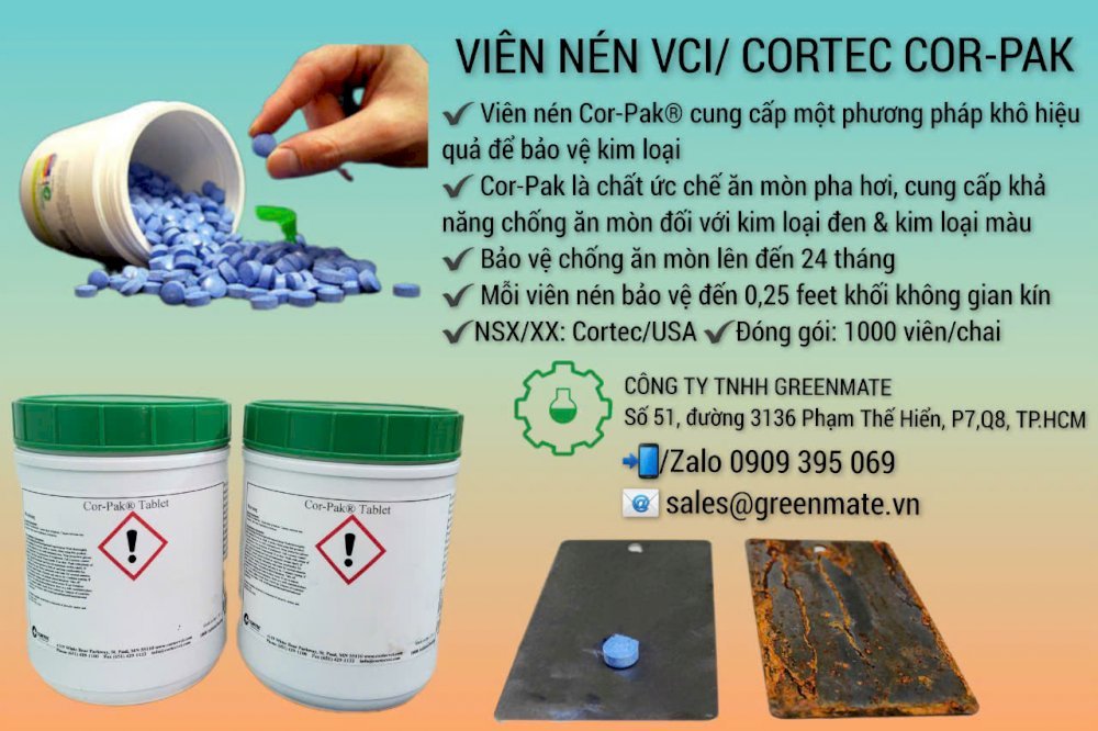 Viên Nén Chống Gỉ Sét Cortec Cor-Pak