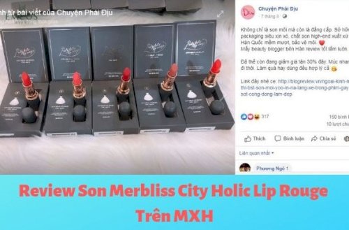 Review Son Merbliss City Holic Lip Rouge
